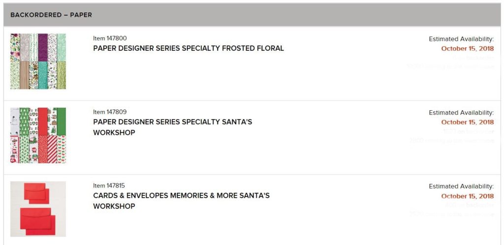 Inventory Status Report | Linda Tolson Designs